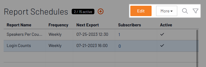 Scheduled Reports – Higher Logic