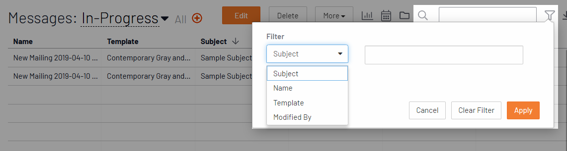 Manage Messages (Communications Professional) – Higher Logic