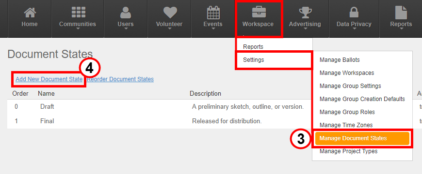 Document States – Higher Logic