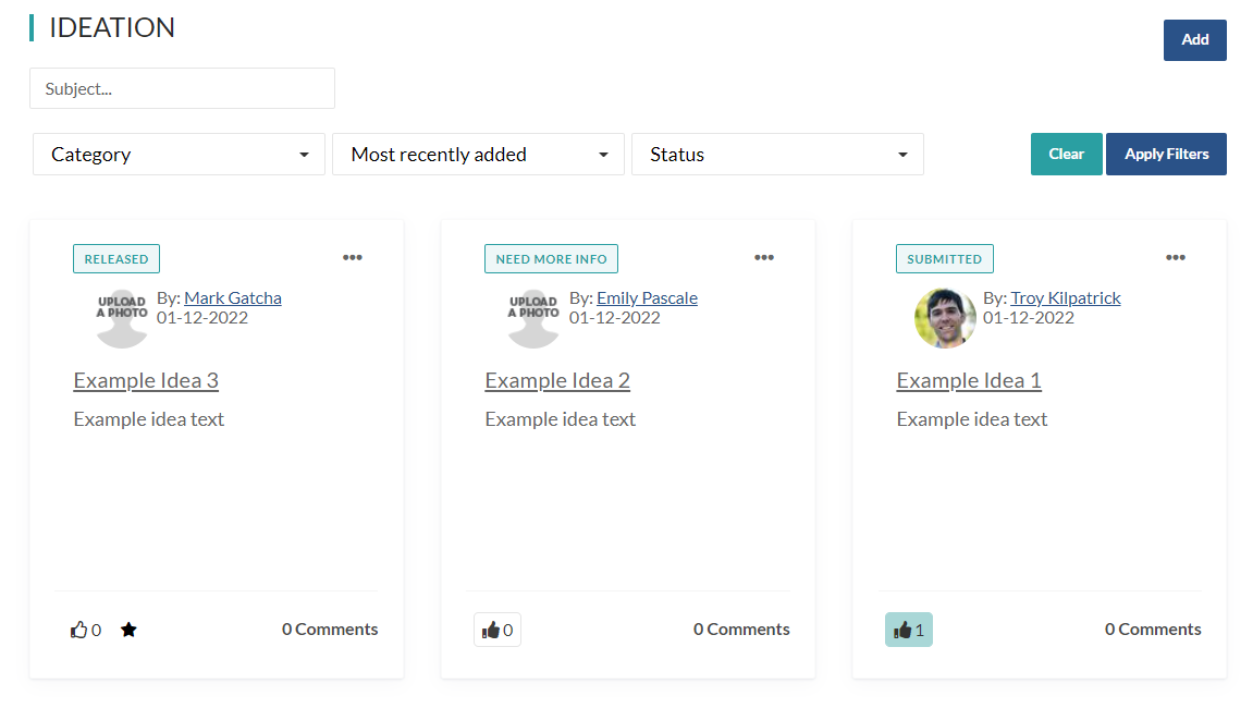 Ideation Overview – Higher Logic